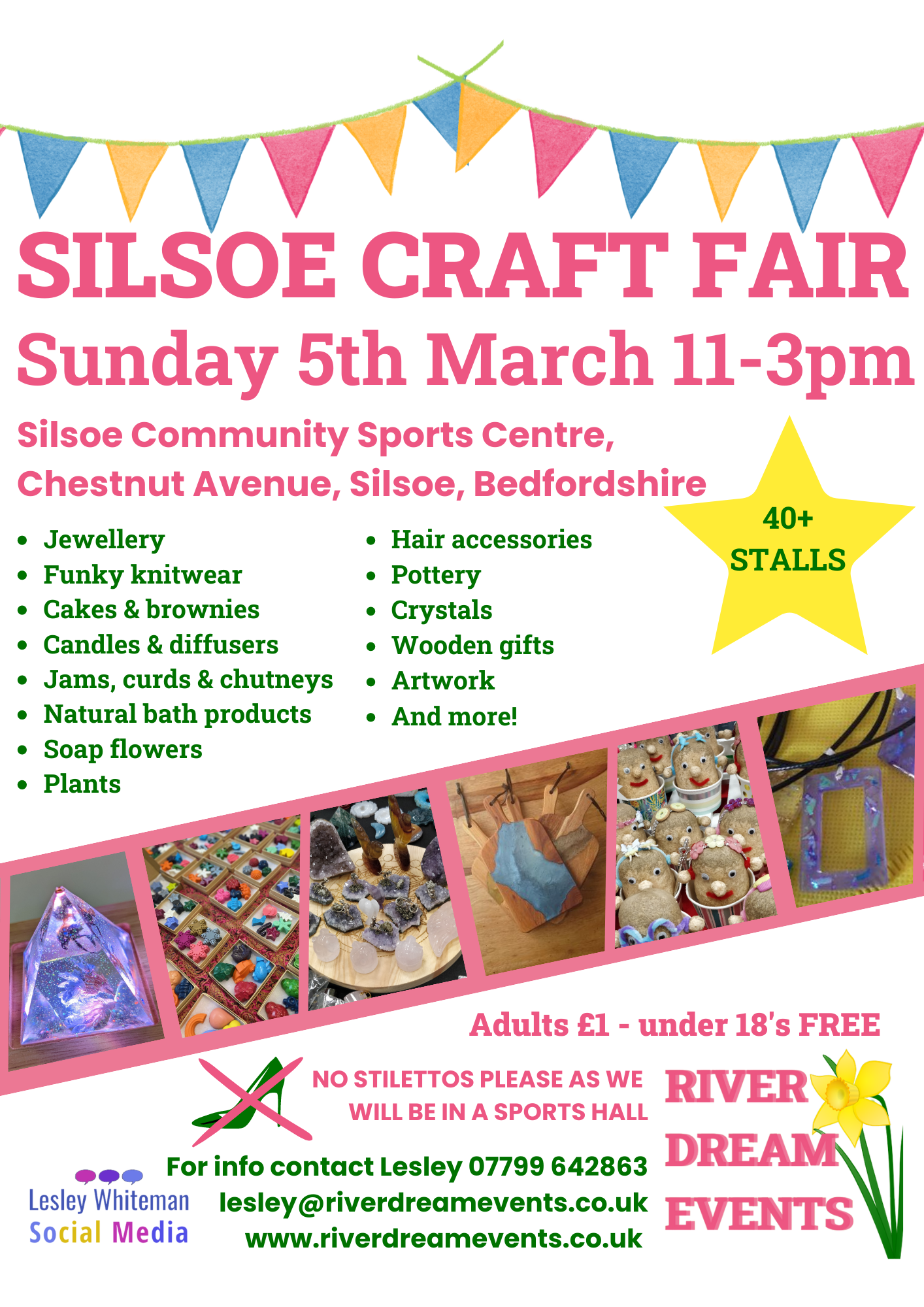 Silsoe Craft Fair graphics - River Dream Events