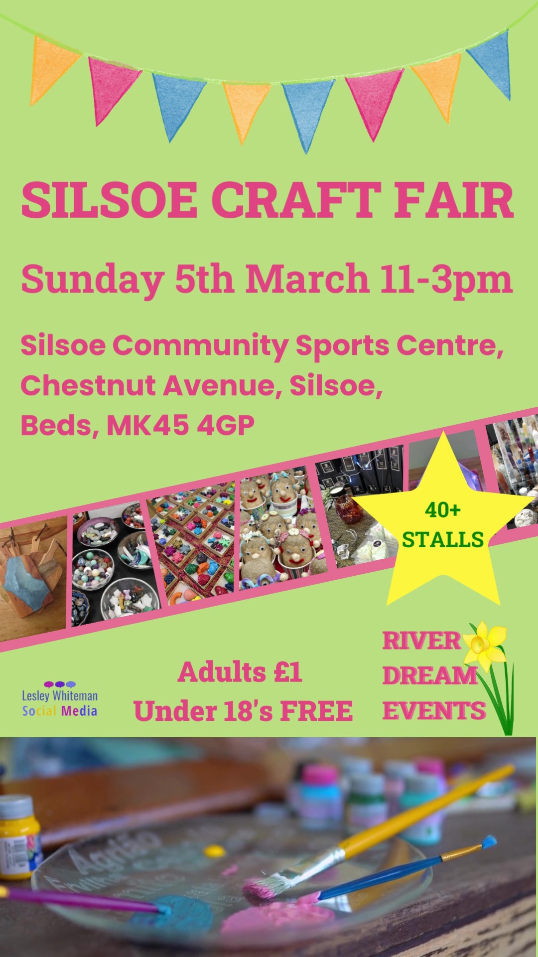 Silsoe Craft Fair graphics - River Dream Events