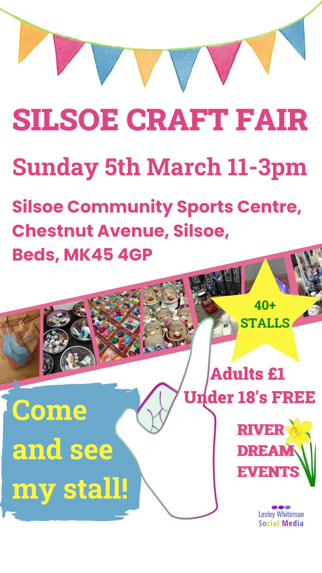 Silsoe Craft Fair graphics - River Dream Events