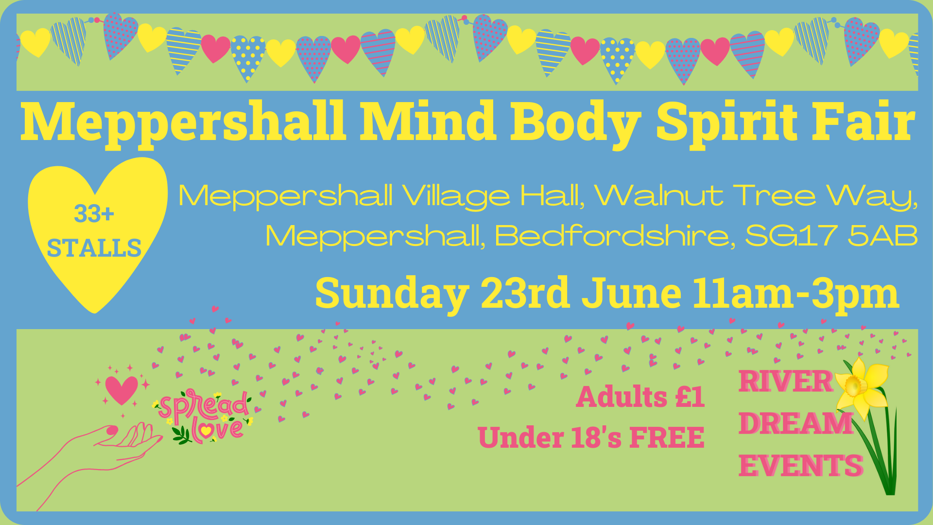 Meppershall Mind Body Spirit Fair June 2024 - River Dream Events