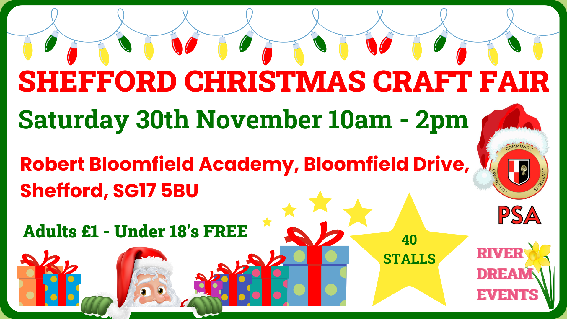 Shefford Christmas Craft Fair 2024 - River Dream Events